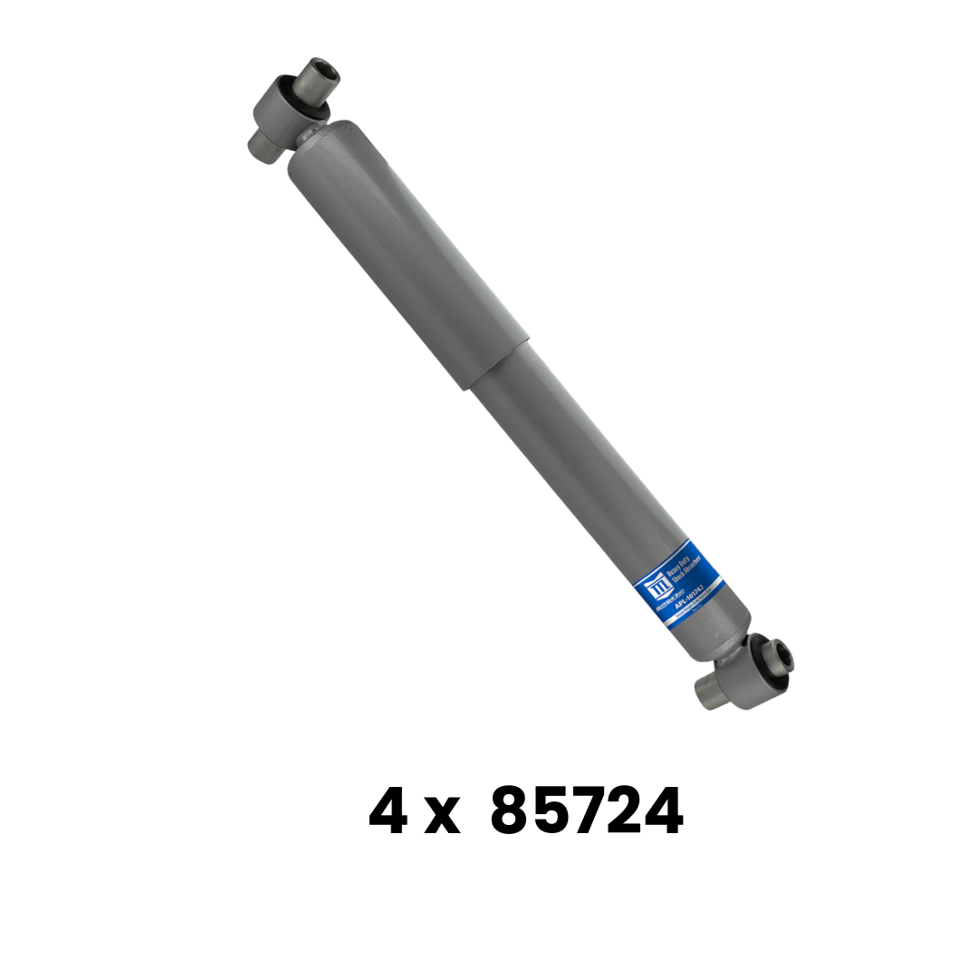 4 x 9780 Air Bag Spring & Air Suspension (+) 4 x TPD 85724 Shock Absor ...