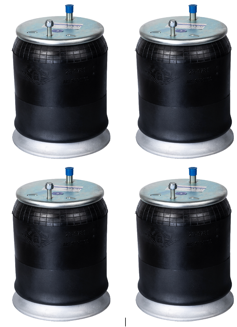 4X MVP Airsprings, bags Compatible 2003-2016 Freightliner Coronado Tru ...