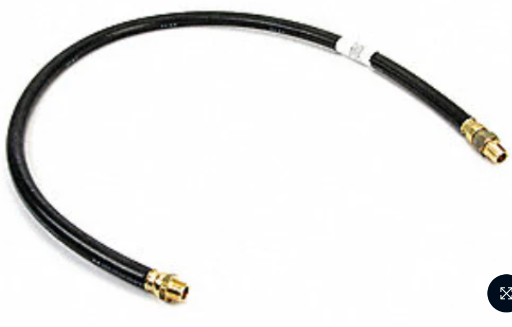 Air Brake chamber Hose Overall Length 32 inch 3/8" ID 3/8 Swivel Brass ...