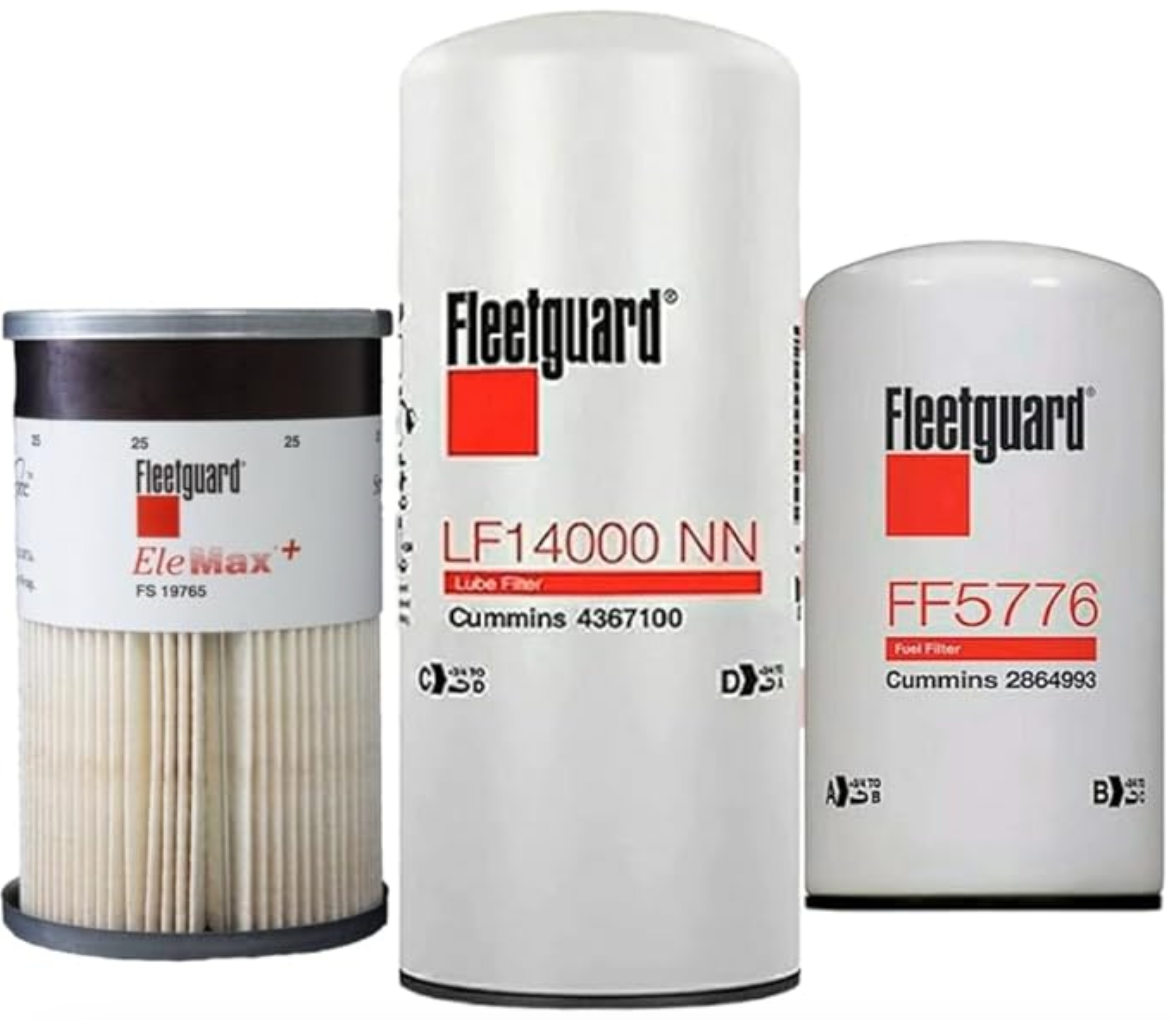 LF14000NN, FF5776, FS19765 Maintenance Filter Kit Compatible with ISX1 ...