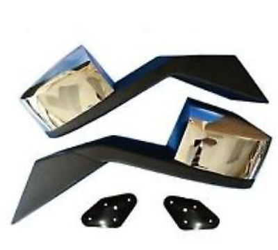 Volvo VNL Replacement Chrome Hood (Fender) Mirror / SET / With Bracket ...