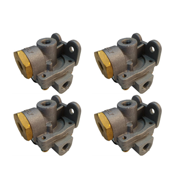 4x MVP QR-1C Quick Release Valve w/Check Valve Compatible with Bendix ...