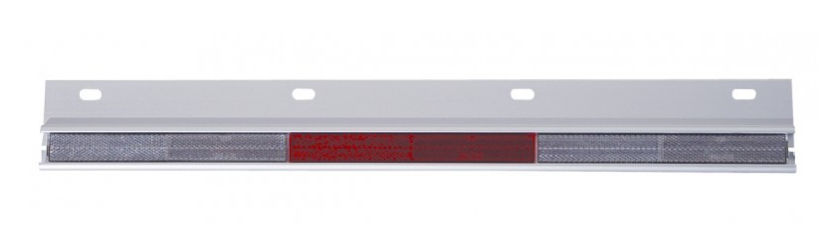 Straight Conspicuity Reflector Plate Set / Pair – MVP Truck Parts