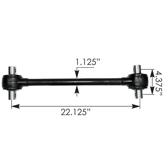 MVP Torque Rod Compatible with Volvo VNL 22.312 In., PN#20448089, TMR6 ...